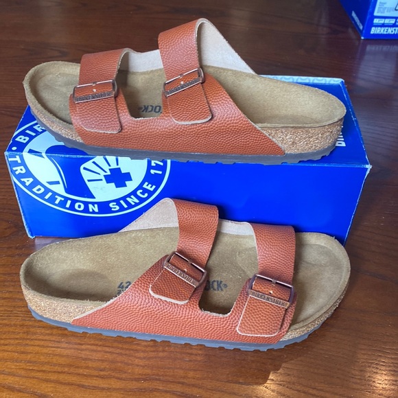 Birkenstock | Shoes | Birkenstock Arizona Ginger Brown Asst Tl | Poshmark
